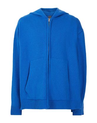 8 by YOOX HEAVY COTTON-BLEND OVER-SIZE ZIPPER HOODIE
