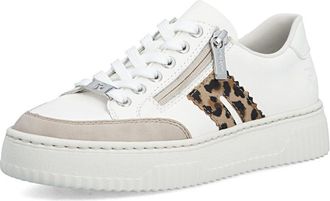 Rieker Damen Low-Top Sneaker N9912, Frauen Halbschuhe, lose Einlage,Turnschuhe,Laufschuhe,stra&szlig;enschuhe,Strassenschuhe,Weiss (80),40 EU / 6.5 UK