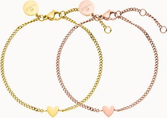 Purelei Tiny Heart Armband Set