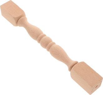 Cabilock Massive Holzsäule Möbelpfosten Mit Geschnitztem Römischem Säulendesign Langlebiger Massivholz-holzpfosten Für Cabinet Dekor Und Vielseitige Wohnraumge