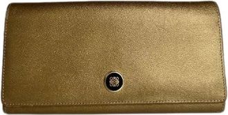 Loewe Portefeuille Anagram Vintage Pre-owned - Femme - Pre-owned - Jaune - Taille: ONE Size