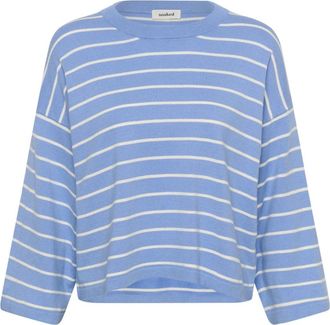 Soaked In Luxury Femme, Pulls, Bleu, Taille: 44 FR SLSpina Striped Pullover