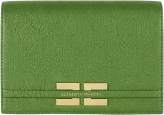 Elisabetta Franchi Femme, Sacs, Vert, Taille: ONE Size Sac bandouli&egrave;re