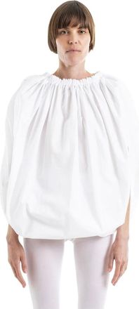 Comme Des Gar&ccedil;ons Femme, Blouses et Chemises, Blanc, Taille: 42 FR Cotton Midi Dress
