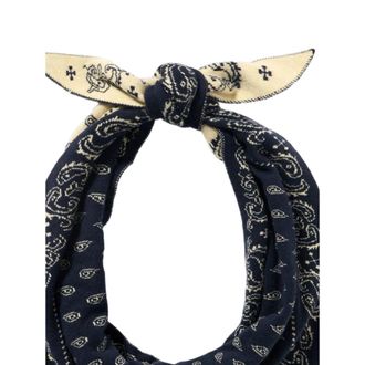 Guest In Residence Bandana Scarf - Navy