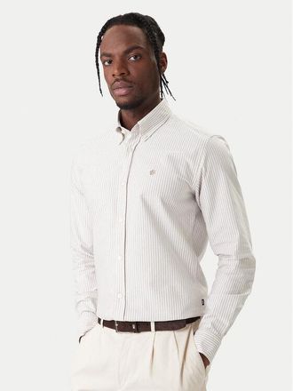 HUGO BOSS Hemd H-ROAN 50556069 Khakifarben Regular Fit