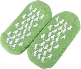 Yarnow Chaussettes Antid&eacute;rapantes de Yoga en Silicone Vertes Taille Unique Semelles Grip pour Pilates Danse et et Stabilit&eacute; sur Sols Lisses