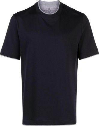 Brunello Cucinelli T-Shirt - Dunkelblau
