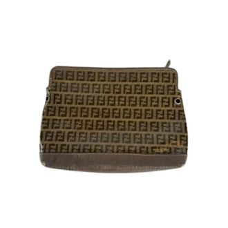 Fendi Pre-owned Lackleder-Clutch (Baguette) - - Pre-owned - Damen - Braun - ONE SIZE