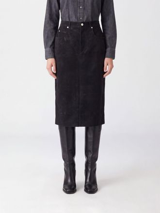 Isabel Marant Jupe crayon midi Bisane en su&eacute;dine synth&eacute;tique