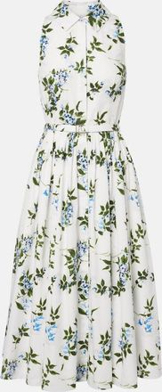 Emilia Wickstead Hemdblusenkleid Norika aus Baumwolle mit G&uuml;rtel