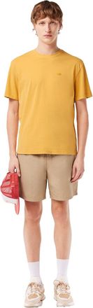 Lacoste T-Shirt f&uuml;r Herren, Nat&uuml;rlich gef&auml;rbter Jersey (Orange)