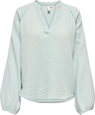 Only Damen Onlthyra Life Ls V-Neck Top Noos WVN, Harbor Gray, M