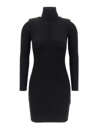 Elisabetta Franchi Robe Au Genou - Noir