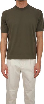 Paolo Pecora Homme, Pulls, Vert, Taille: XL Maglia Girocollo