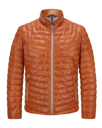 Milestone Gesteppte Lederjacke mit Sorona-Isolation in