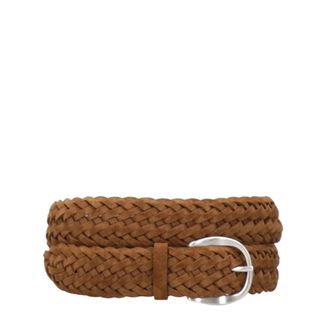 Orciani Gewebter Wildleder G&uuml;rtel - - Accessories - Herren - Braun - 105 CM