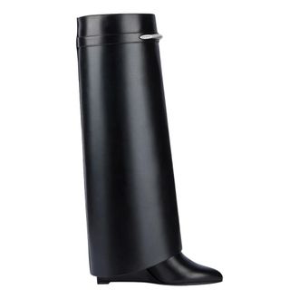 Givenchy Shark Pinch High Boots 90mm - - Shoes - Damen - Schwarzk - 39 EU