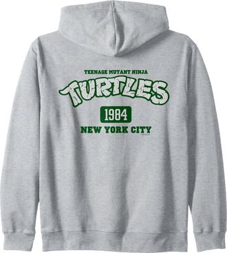 Teenage Mutant Ninja Turtles TMNT Turtle Power New York Varsity Zeichentrick-Klassiker mit 80er-Logo Kapuzenjacke
