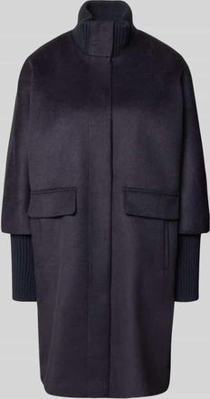 Comma Mantel mit Stehkragen
