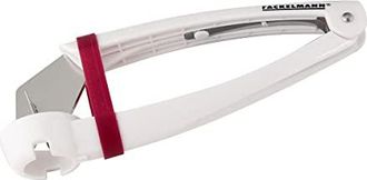 Fackelmann Fackelmann Zwetschgenentsteiner ARCADALINA, entkernt Pflaumen kuchen- und einmachgerecht im Handumdrehen, Klinge aus Edelstahl, platzsparendes Verstau