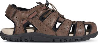 Geox Herren Uomo Sandal Strada B Sandalen, Braun, 39 EU
