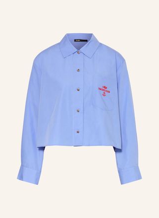 Maje Hemdbluse blau