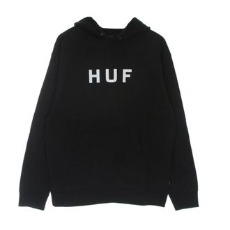 HUF Schwarzer Logo Hoodie Langarm - - Sweatshirts & Hoodies - Herren - Schwarzk - S