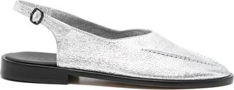 Hereu Femme, Chaussures, Gris, Taille: 39 EU Juliol Slingback Metallic