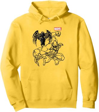 MARVEL Spider-Man Venom Spider Line Drawing Pullover Hoodie