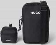 HUGO BOSS Umh&auml;ngetasche mit Logo-Detail und Mini Pouch