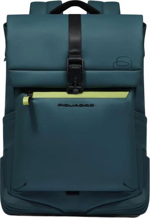 Piquadro Homme, Sacs, Vert, Taille: ONE Size Sac &agrave; dos pour ordinateur portable r&eacute;sistant &agrave; leau 14