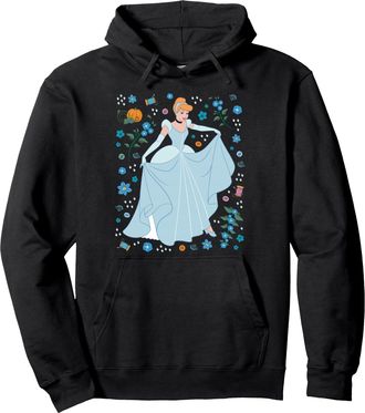 Disney Princess Cinderella Collage Portrait Pullover Hoodie