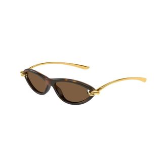 Bottega Veneta Femme, Accessoires, Brun, Taille: 56 MM Lunettes Authentiques et &Eacute;l&eacute;gantes, Qualit&eacute; Premium