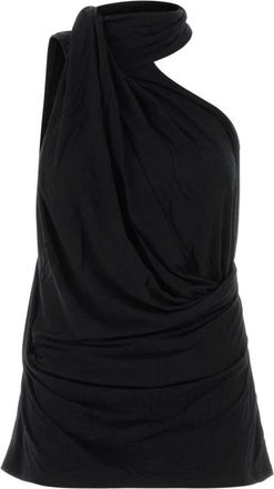 Entire studios Entire Studios, Femme, Tops, Noir, Taille: 40 FR Draped Jersey Top