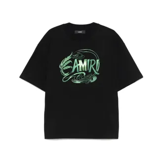 Amiri Homme, Tops, Noir, Taille: XL T-shirt noir Amjyte1216