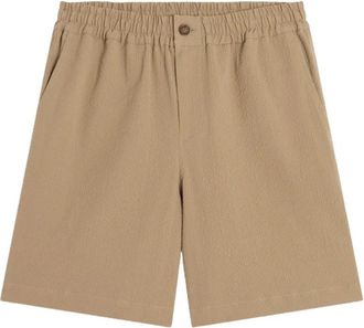 Maison Kitsun&eacute; Homme, Shorts, Beige, Taille: XL Elasticated Shorts