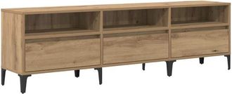 vidaXL Meuble TV ch&ecirc;ne artisanal 150 x 30 x 44,5 cm vidaXL
