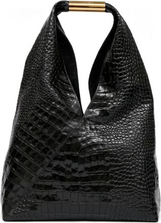 Maison Margiela Femme, Sacs, Noir, Taille: ONE Size Japanese Medium Shoulder Bag