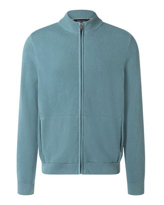 Maerz Strickjacke aus Baumwolle mit Reiskorn-Struktur in