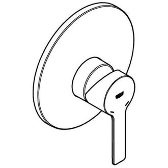 GROHE Lineare - Dusch-Einhebelmischer, Unterputzmontage, Chrom 19296DC1 - Grohe