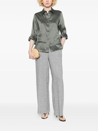 PESERICO Womens Elasticated-Waistband Trousers Ss26 W