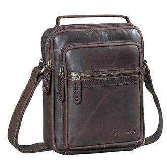STILORD Lazzaro Sac Bandouli&egrave;re Homme Cuir Petit Crossbody Sac &agrave; &Eacute;paule pour Tablette 10,9 Messenger Bag &Eacute;l&eacute;gant Sacoche &agrave; Main pour Hommes Couleur:zamora - m