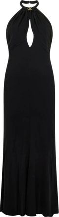 Roberto Cavalli Femme, Robes, Noir, Taille: 42 FR Midi Dress