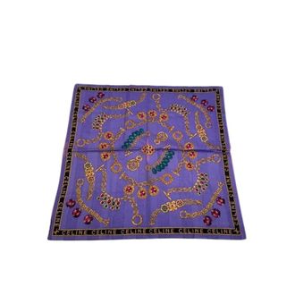 Celine Pre-owned Vintage Scarf - Femme - Pre-owned - Violet - Taille: ONE Size
