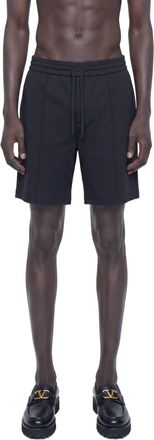 Valentino Cotton Jersey Shorts
