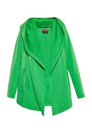 Mymo Kapuzenpullover Damen gr&uuml;n