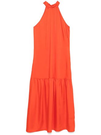 Liu Jo Maxikleid aus Satin - Orange