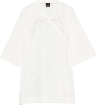Pinko Pinko, Femme, Tops, Blanc, Taille: 40 FR Stephanie Z05