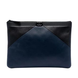 Chanel Pre-owned Leather Clutch - - Pre-owned - Damen - Mehrfarbig - ONE SIZE